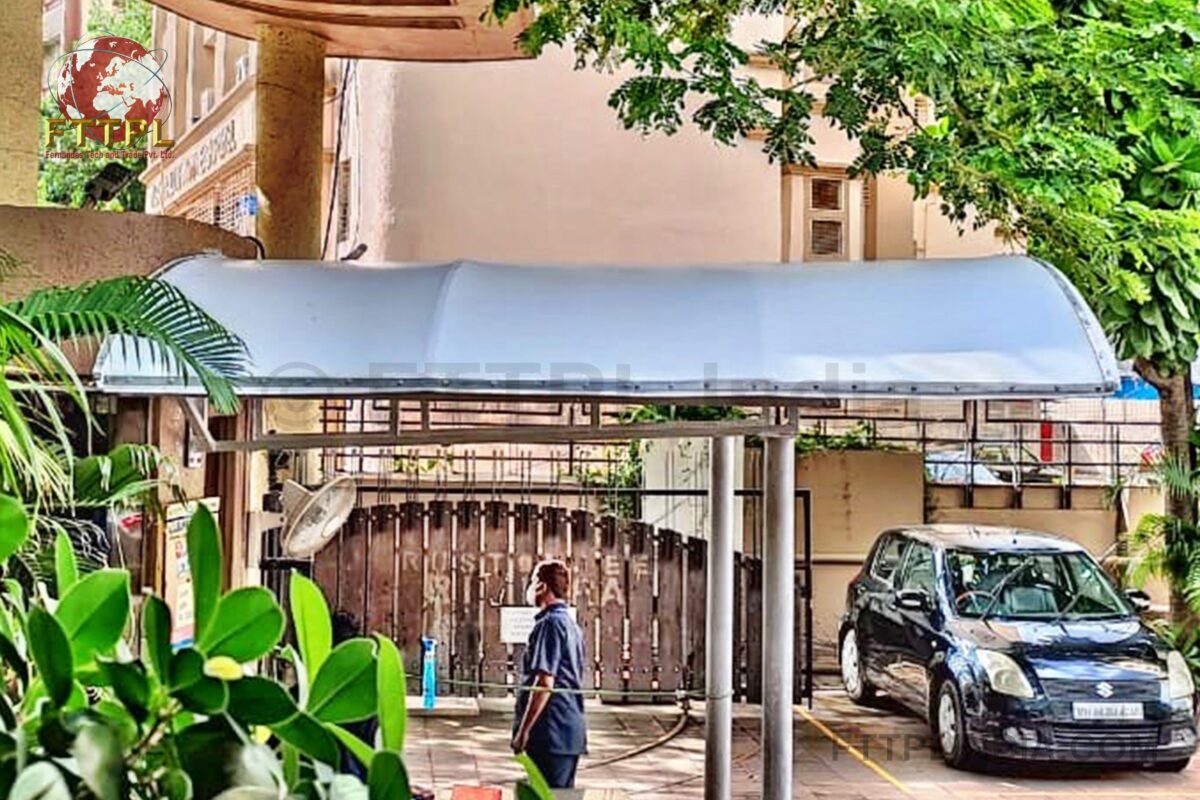 Barrel Vault Sit-out Tensile Membrane Fabric Structure